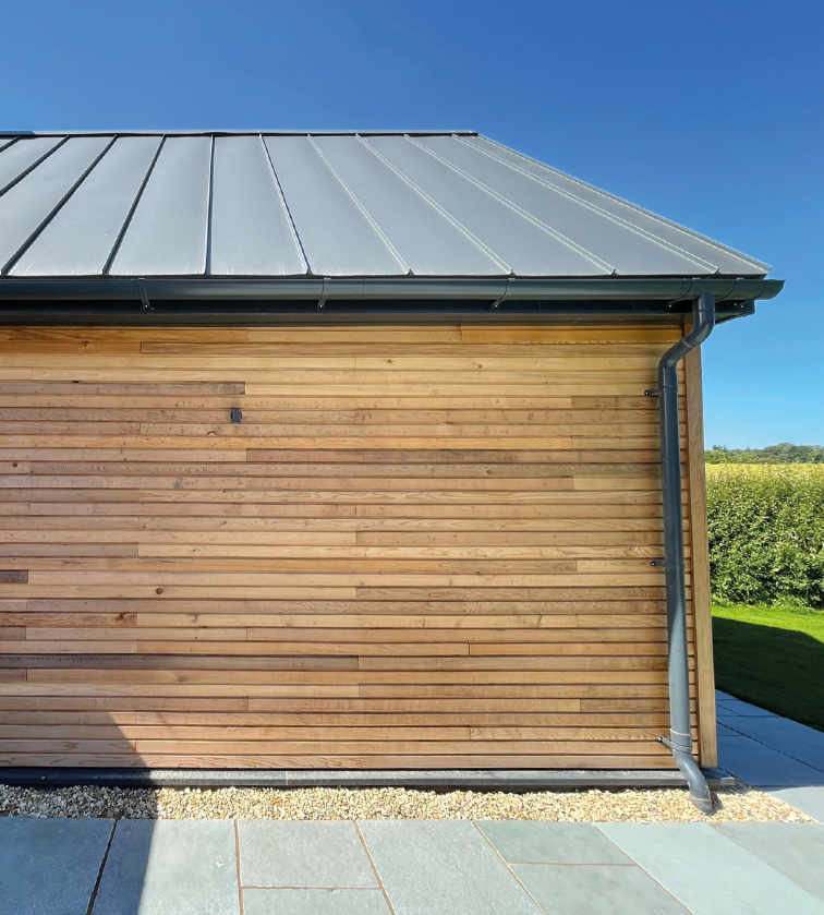 Western Red Cedar Cladding used by Hopkins Construction at The Granary